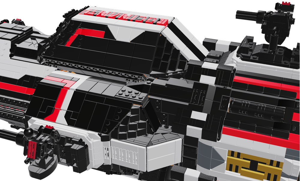 LEGO MOC Rocinante [The Expanse S4-6] by jhellrung | Rebrickable ...