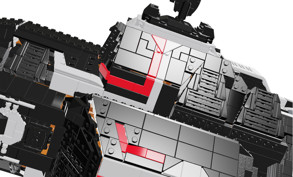 LEGO MOC Rocinante [The Expanse S4-6] by jhellrung | Rebrickable ...