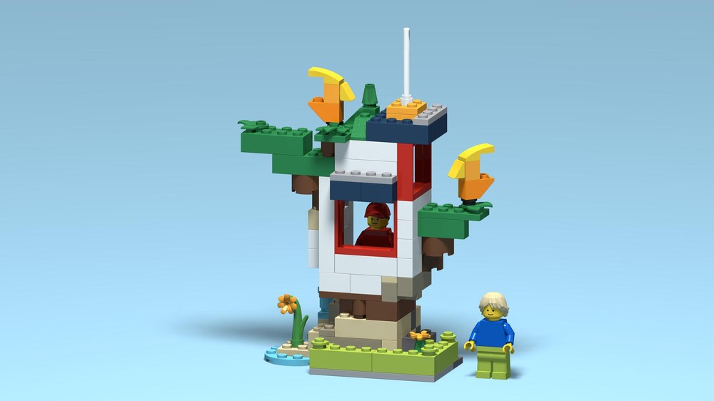 LEGO MOC BYGGLEK Treehouse by mattking4 | Rebrickable - Build with LEGO
