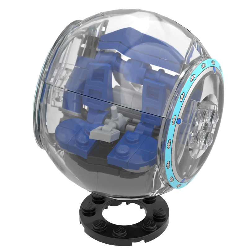 LEGO MOC Gyrosphere by Atheos | Rebrickable - Build with LEGO
