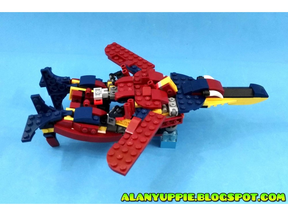 Lego Moc Transformer Jetfire Aka Vf 1 Valkyrie From Lego Creator 31102