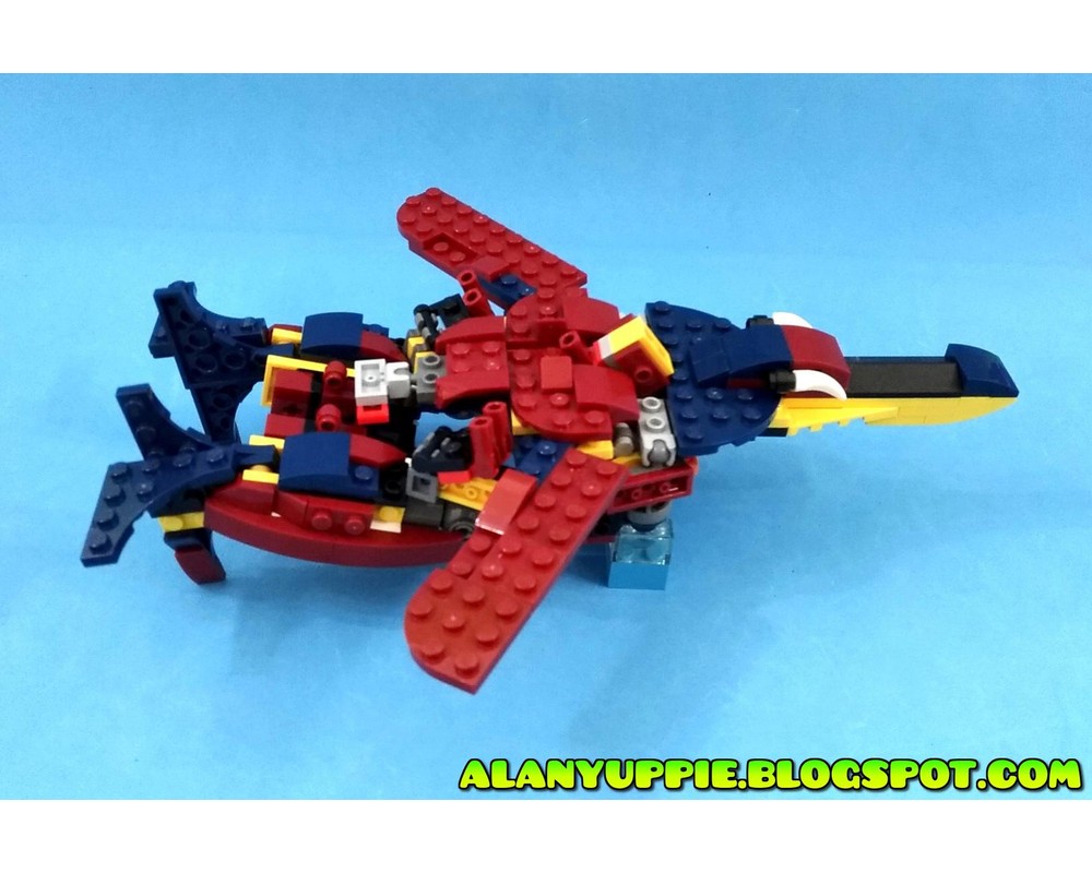 LEGO MOC Transformer Jetfire aka VF-1 Valkyrie from LEGO Creator 31102 ...