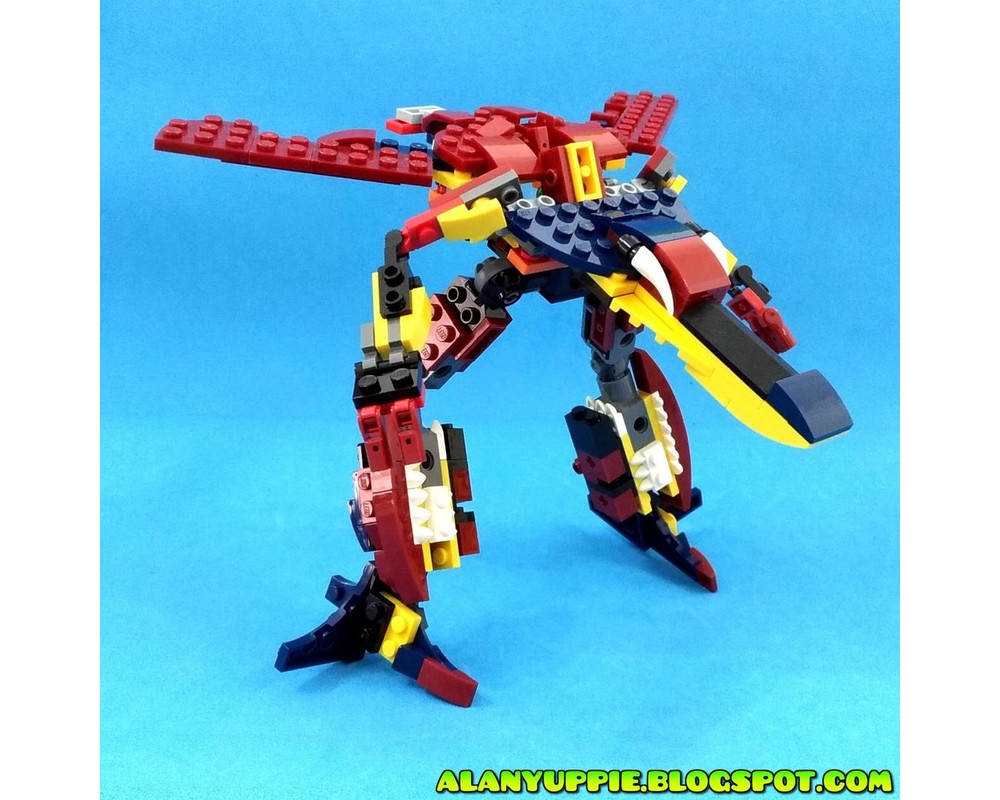 LEGO MOC Transformer Jetfire aka VF-1 Valkyrie from LEGO Creator 31102 ...