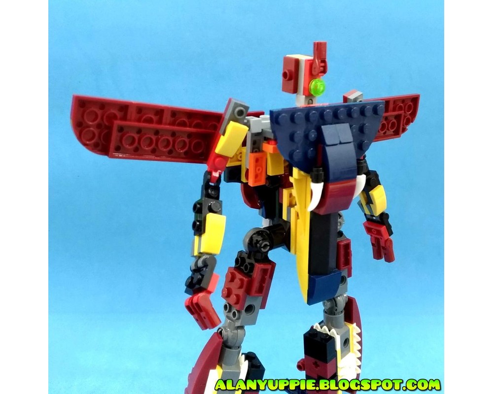 LEGO MOC Transformer Jetfire aka VF-1 Valkyrie from LEGO Creator 31102 ...