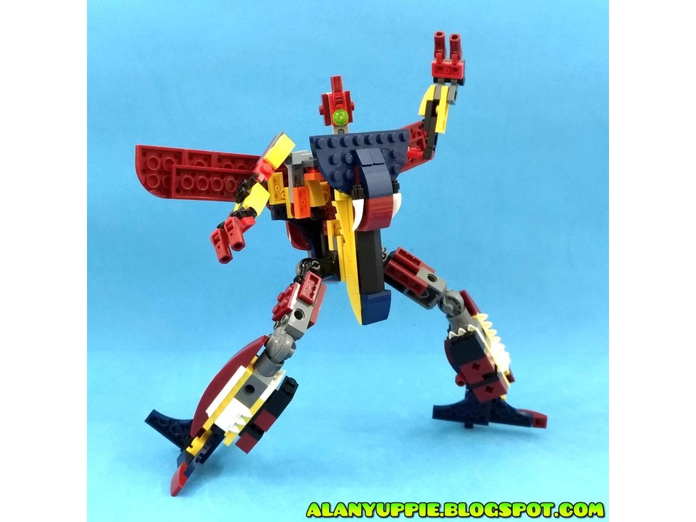 Lego Moc Transformer Jetfire Aka Vf 1 Valkyrie From Lego Creator 31102
