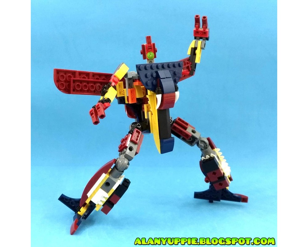 LEGO MOC Transformer Jetfire aka VF-1 Valkyrie from LEGO Creator 31102 ...