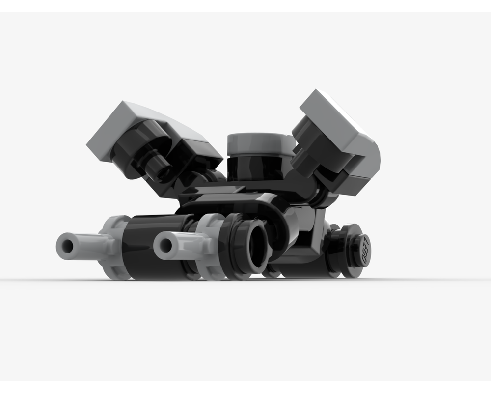 LEGO MOC Miniature Batpod by javiperillas | Rebrickable - Build with LEGO