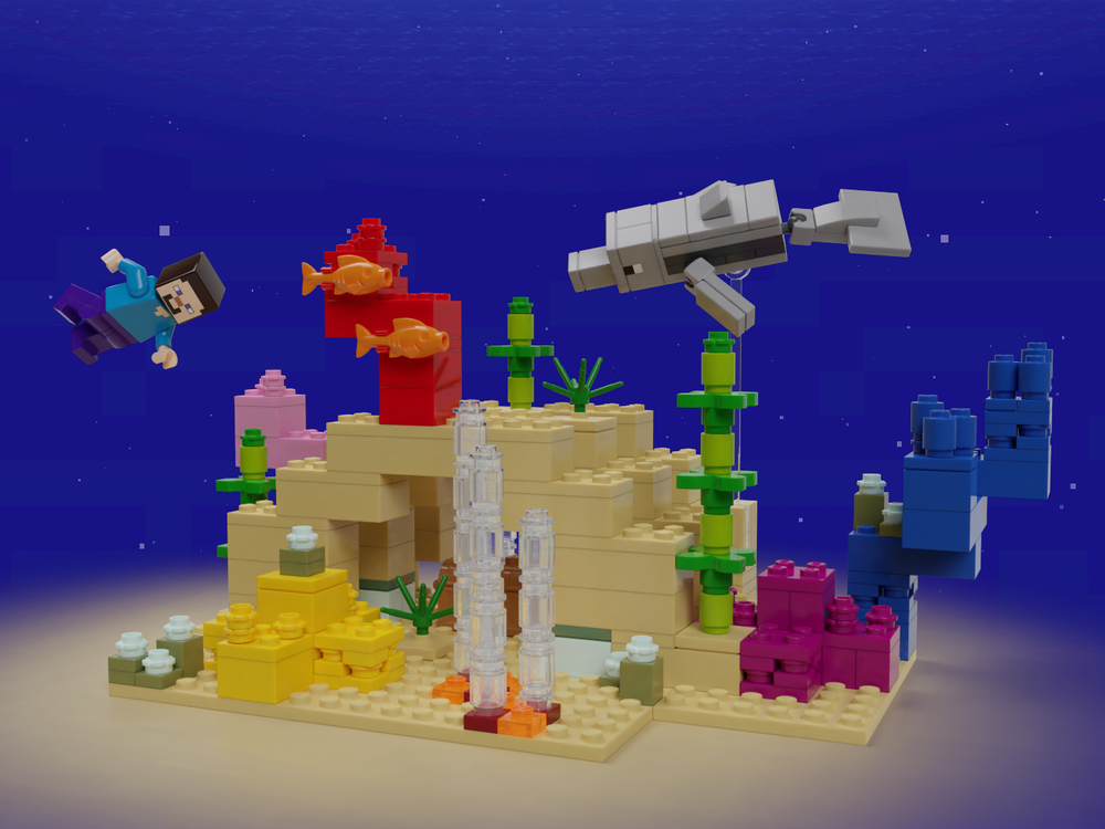 LEGO MOC The Coral Reef by veyniac | Rebrickable - Build with LEGO