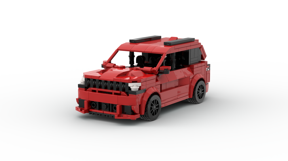 LEGO MOC LEGO Jeep Trackhawk MOC (Red) by NafBuiltIt | Rebrickable ...