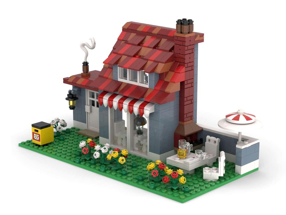 LEGO MOC 6372 Renovated Town House by Brickwood Creations | Rebrickable ...