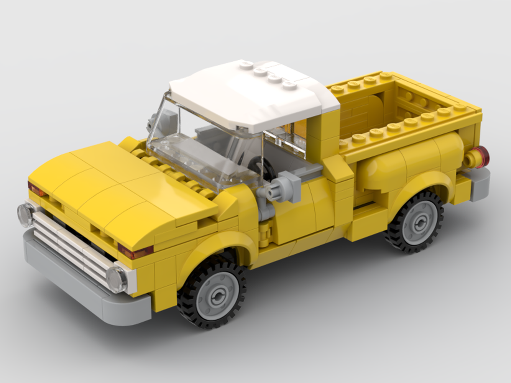 LEGO MOC 1965 Chevrolet C10 Stepside - 8 Stud Wide by jameshigson0512 ...