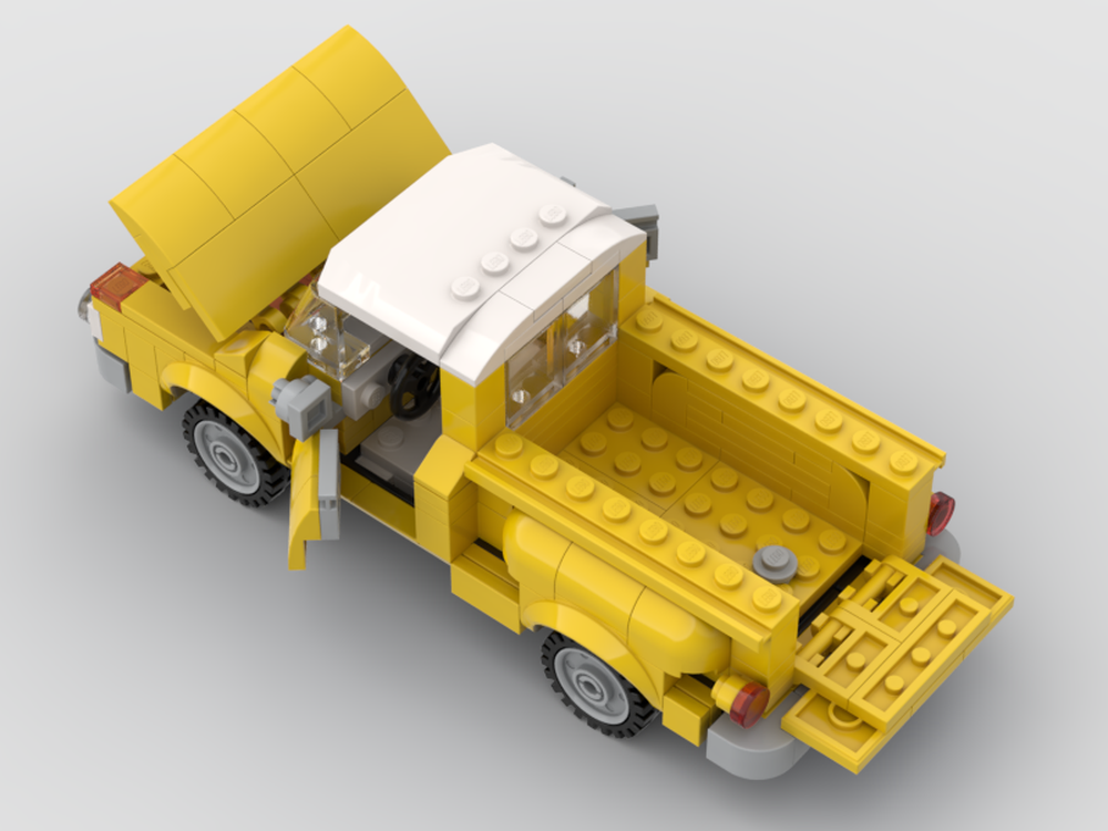 LEGO MOC 1965 Chevrolet C10 Stepside - 8 Stud Wide by jameshigson0512 ...