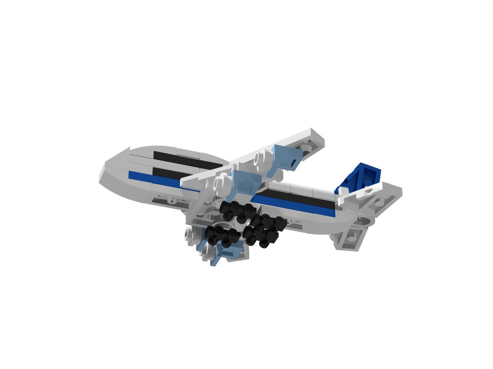 LEGO MOC Boeing_747 [1:700] by Che_Pepe | Rebrickable - Build with LEGO