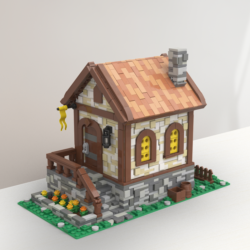 LEGO MOC Medieval Hut by MOC_Expert | Rebrickable - Build with LEGO