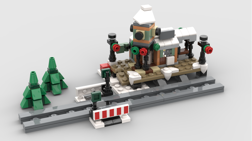 LEGO MOC Mini 10259 Winter Village Station by christromans ...