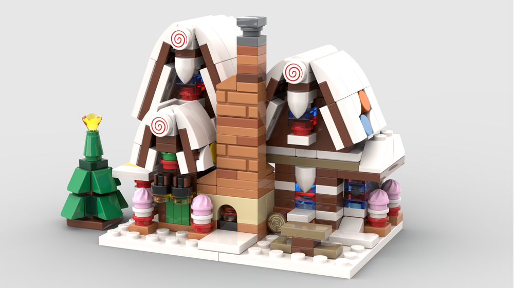 LEGO MOC Mini 10267 Gingerbread House by christromans | Rebrickable ...