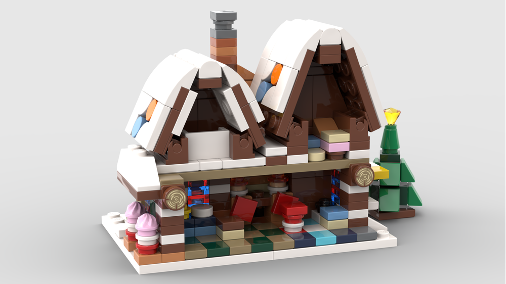 LEGO MOC Mini 10267 Gingerbread House by christromans | Rebrickable ...