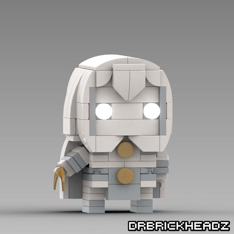 LEGO MOC Moon Knight (MCU) Brickheadz by DrBrickheadz | Rebrickable ...