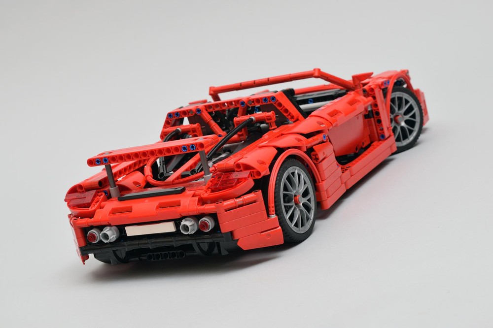LEGO MOC Porsche Carrera GT (1:10) Red by Artemy Zotov | Rebrickable ...
