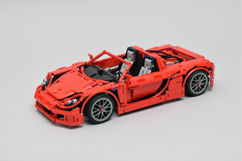 LEGO MOC Porsche Carrera GT (1:10) Red by Artemy Zotov | Rebrickable ...