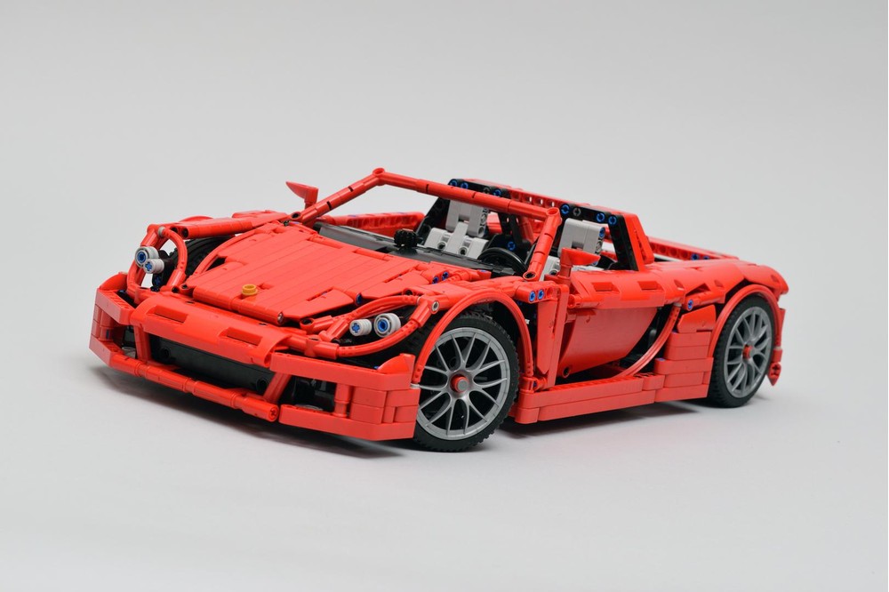 LEGO MOC Porsche Carrera GT (1:10) Red by Artemy Zotov | Rebrickable ...