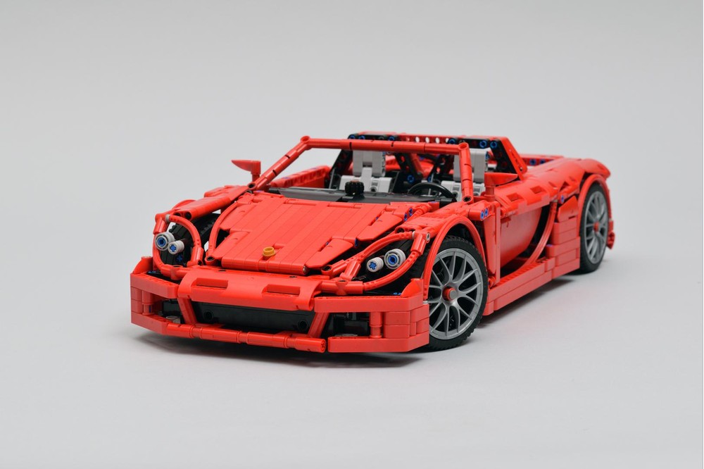 LEGO MOC Porsche Carrera GT (1:10) Red by Artemy Zotov | Rebrickable ...