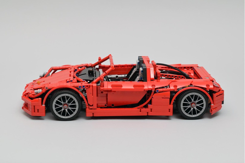 LEGO MOC Porsche Carrera GT (1:10) Red by Artemy Zotov | Rebrickable ...