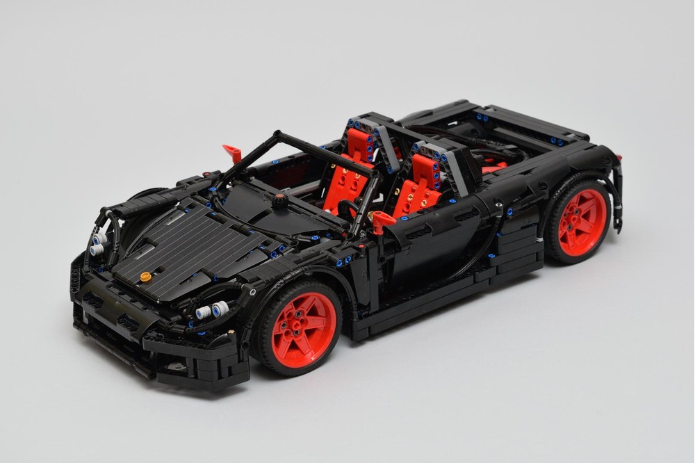 LEGO MOC Porsche Carrera GT (1:10) Black by Artemy Zotov | Rebrickable ...