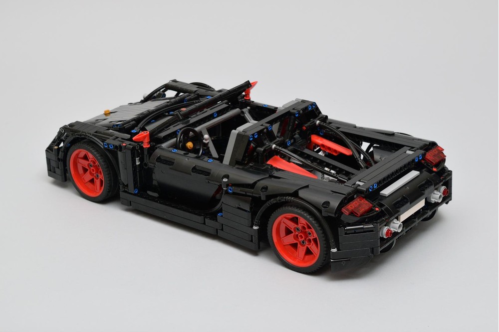 LEGO MOC Porsche Carrera GT (1:10) Black by Artemy Zotov | Rebrickable ...