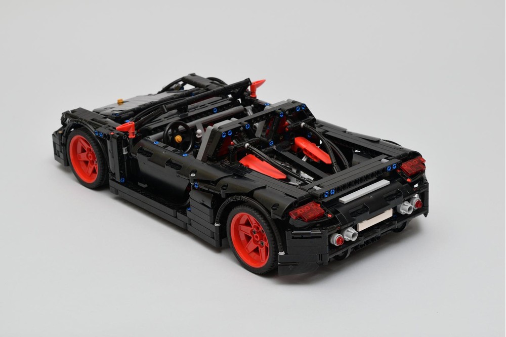 LEGO MOC Porsche Carrera GT (1:10) Black by Artemy Zotov | Rebrickable ...