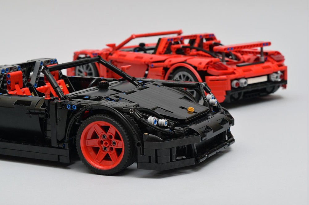 LEGO MOC Porsche Carrera GT (1:10) Black by Artemy Zotov | Rebrickable ...
