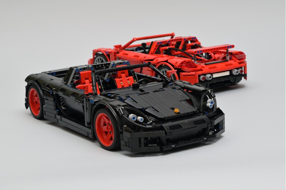 LEGO MOC Porsche Carrera GT (1:10) Black by Artemy Zotov | Rebrickable ...