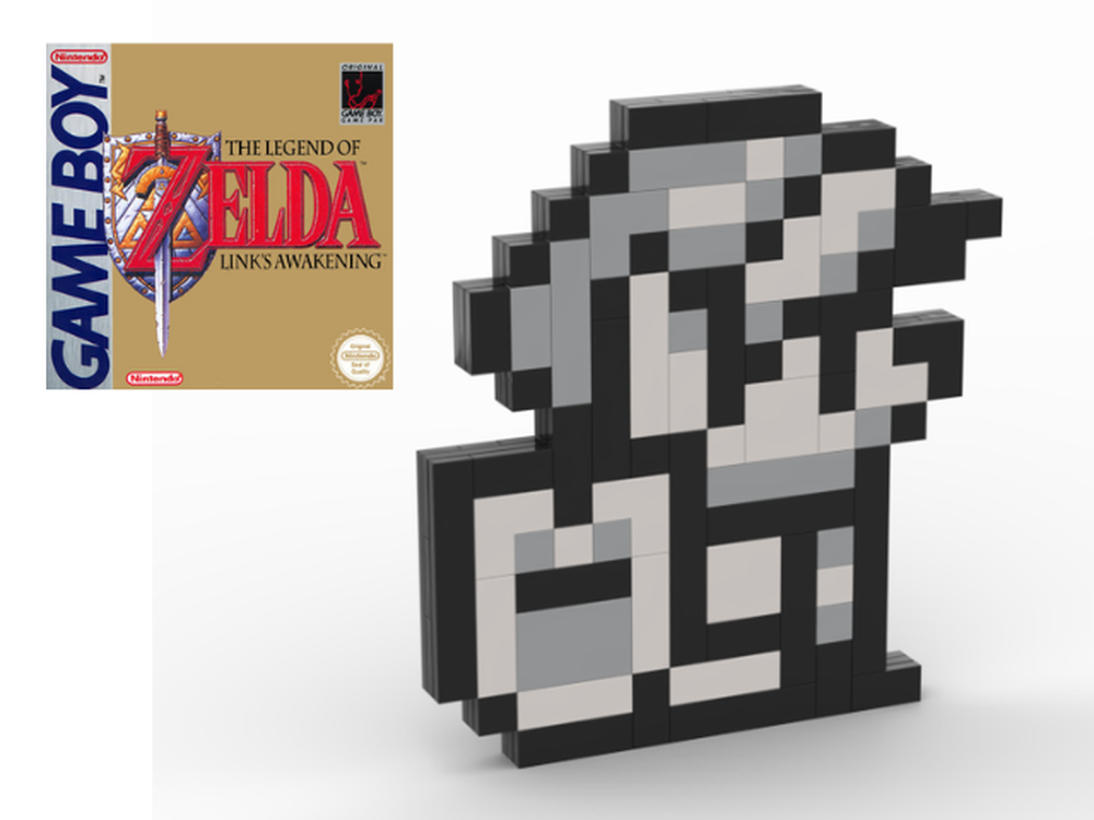 LEGO MOC Link's Awakening Game Boy Sprite by Neits89 | Rebrickable ...