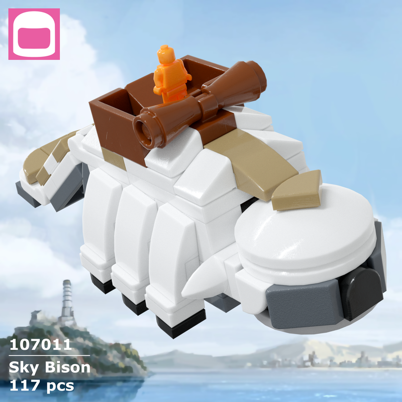LEGO MOC Sky Bison by Lilium Brick Yards | Rebrickable - Build with LEGO