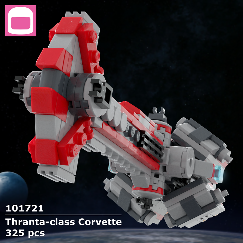 LEGO MOC Thranta-class Corvette by Lilium Brick Yards | Rebrickable ...