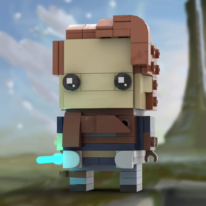 LEGO MOC Cal Kestis Brickheadz by debrickedd | Rebrickable - Build with LEGO