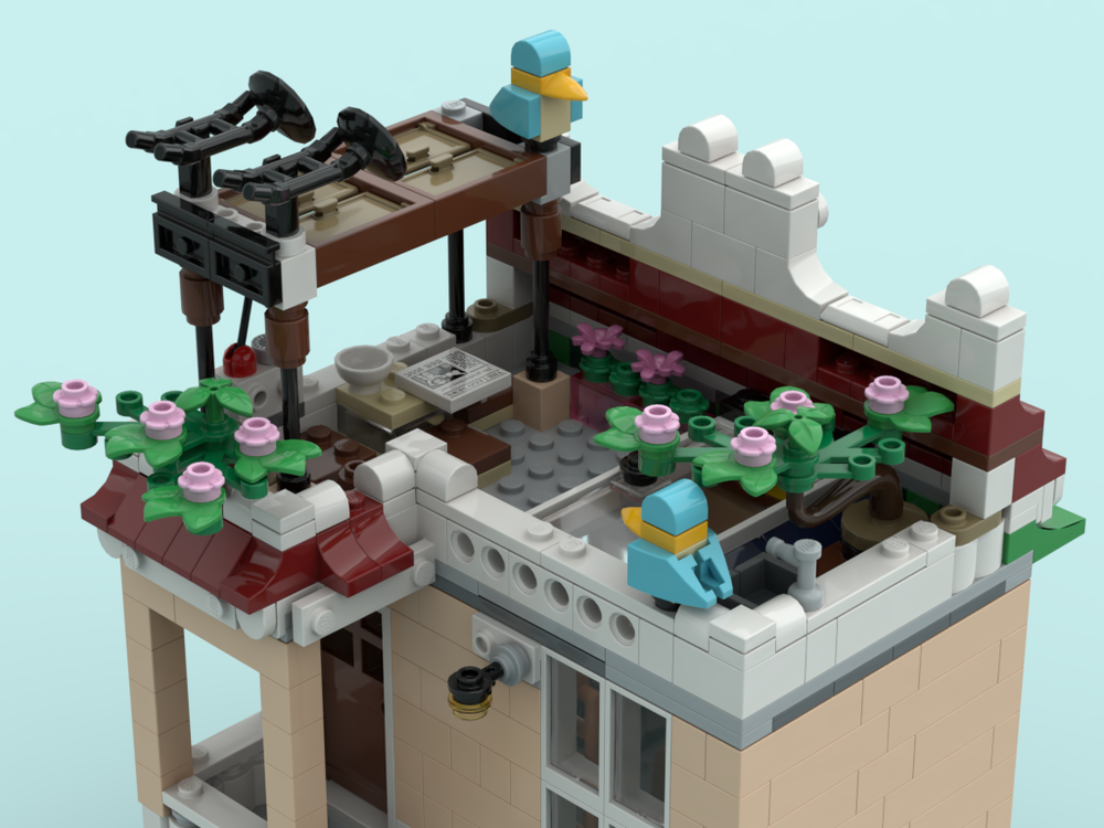 LEGO MOC Ice Cream & Noodle Shop - Modification of 2x Sets 31131 by ...