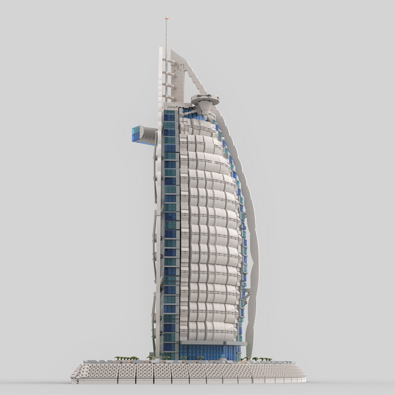 LEGO MOC BURJ AL-ARAB by @lucapetraglia.it | Rebrickable - Build with LEGO
