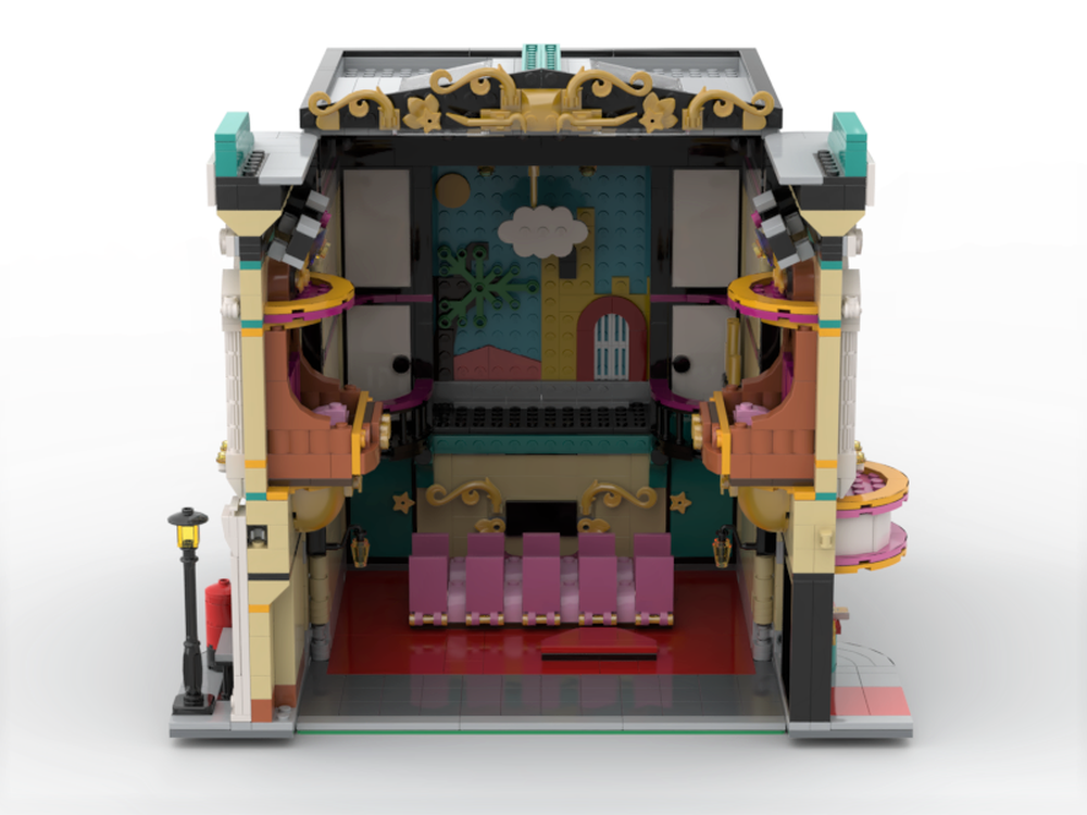Lego Moc Modular Theatre School By Legofan21 Rebrickable Build With