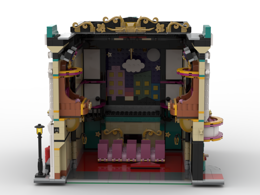 Lego Moc Modular Theatre School By Legofan21 Rebrickable Build With