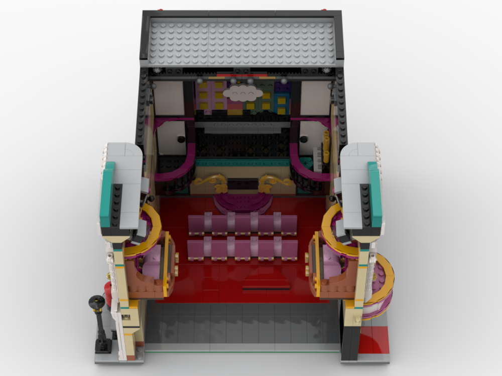 Lego Moc Modular Theatre School By Legofan21 Rebrickable Build With