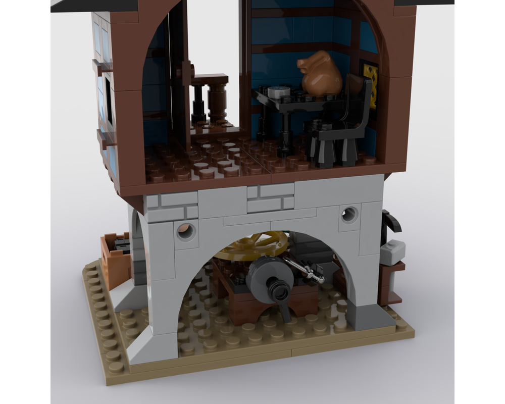 LEGO MOC Medieval Alley's Blacksmith by bricks_fan_uy | Rebrickable ...