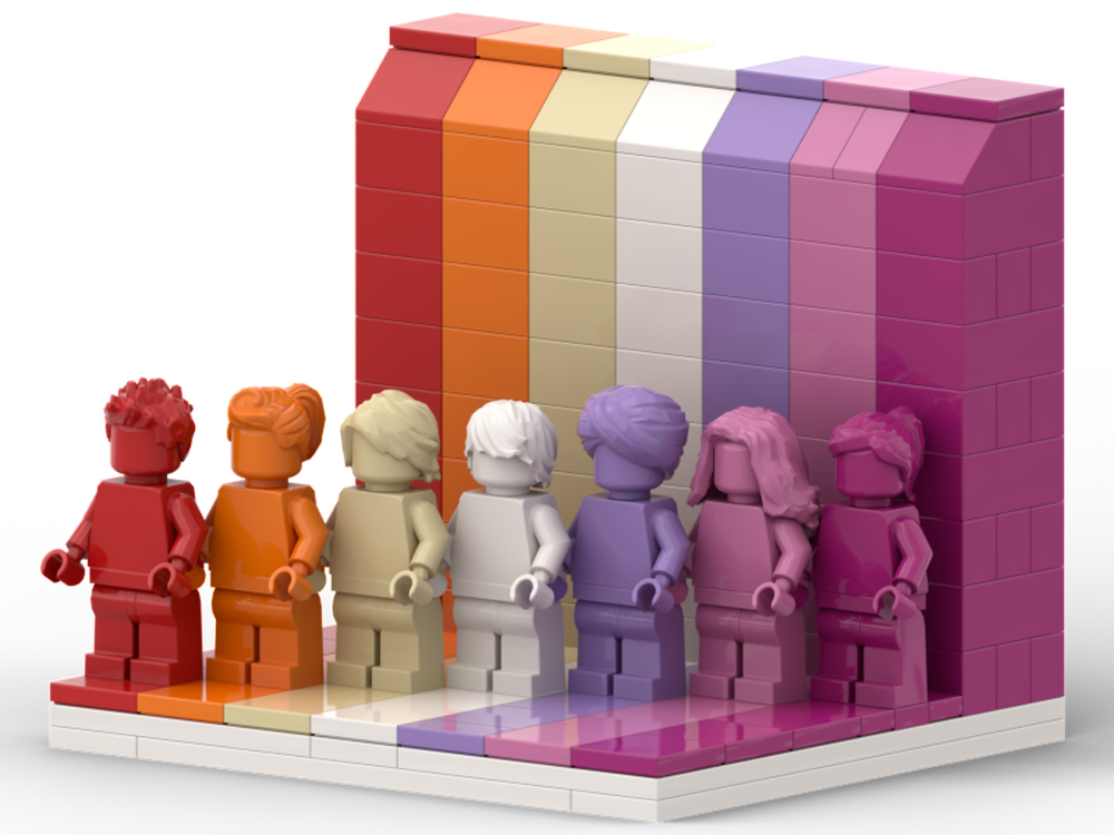 LEGO MOC 40516-1 Everyone is Awesome: Lesbian Variant by Extractinator ...