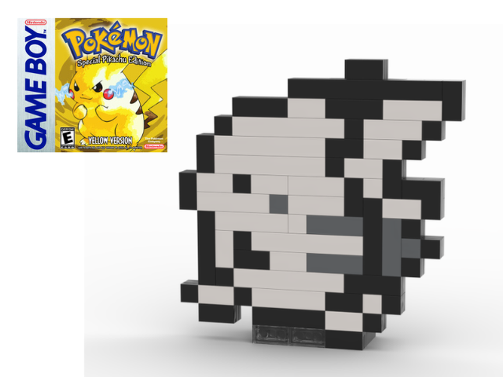 LEGO MOC Pikachu Game Boy Sprite by Neits89 | Rebrickable - Build with LEGO