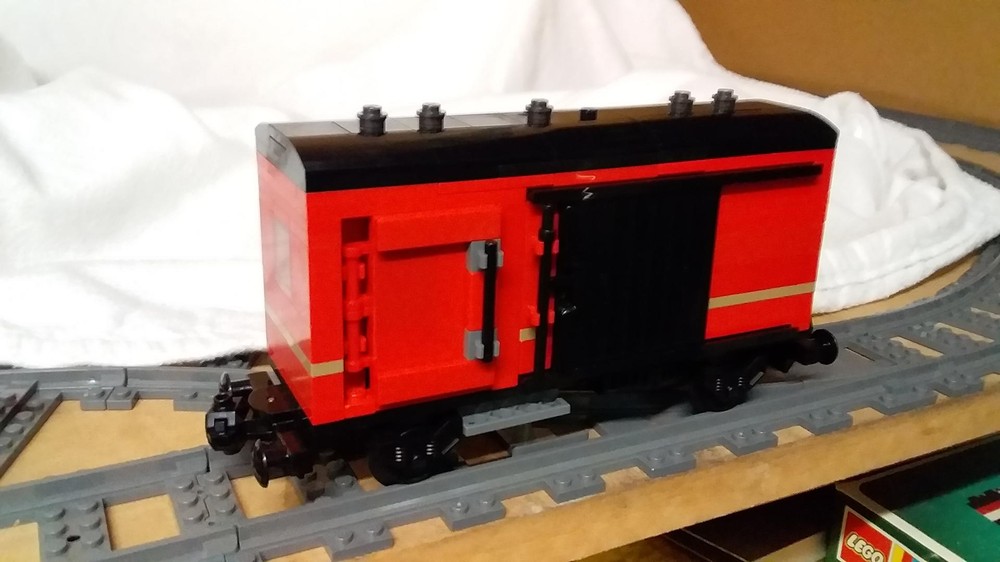 LEGO MOC Mail and Baggage carriage by Tasblocker | Rebrickable - Build ...