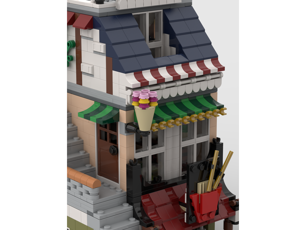 LEGO MOC Ramen House and Gift Shop by Noobricks | Rebrickable - Build ...