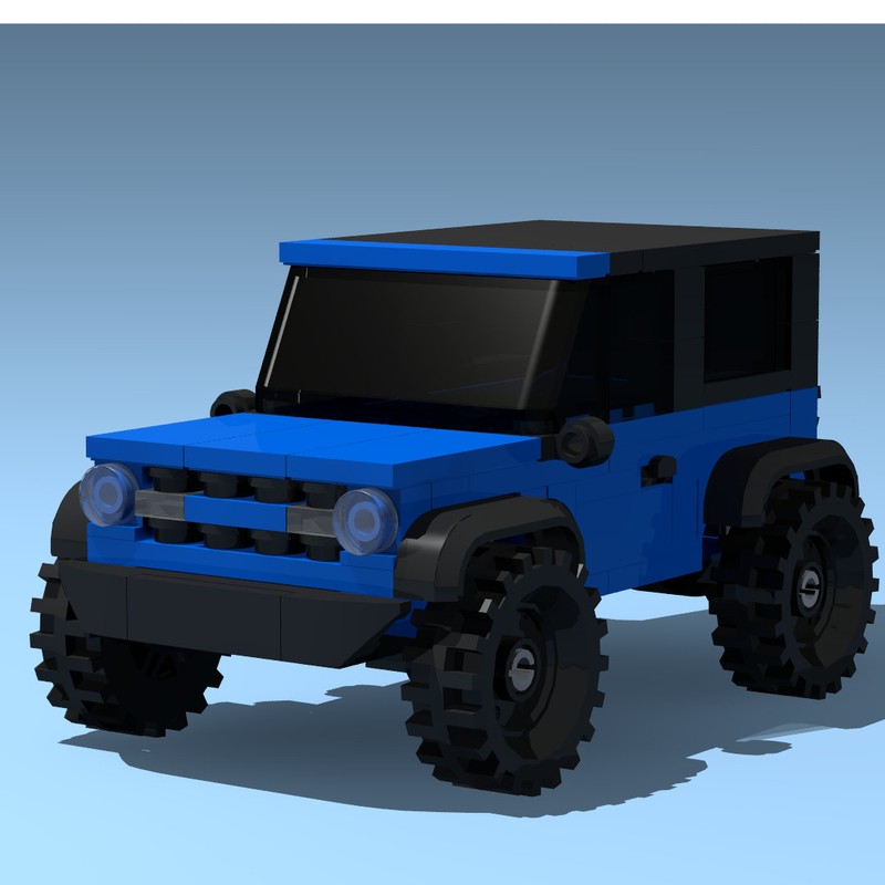 LEGO MOC 2021 Ford Bronco Wildtrak 2 Door (blue) by EnzoBricks ...