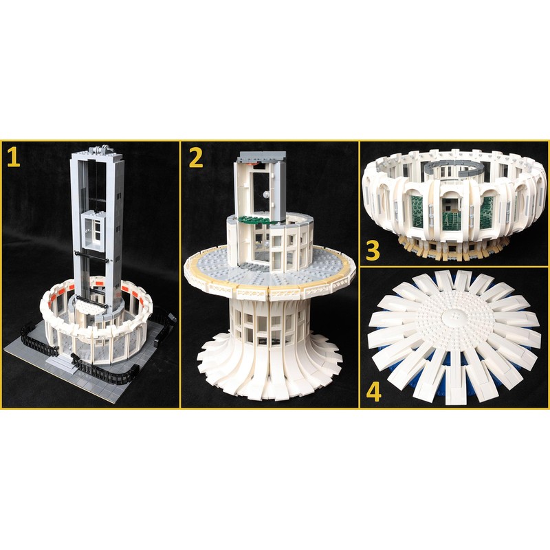 LEGO MOC Nuclear Building by sheo | Rebrickable - Build with LEGO