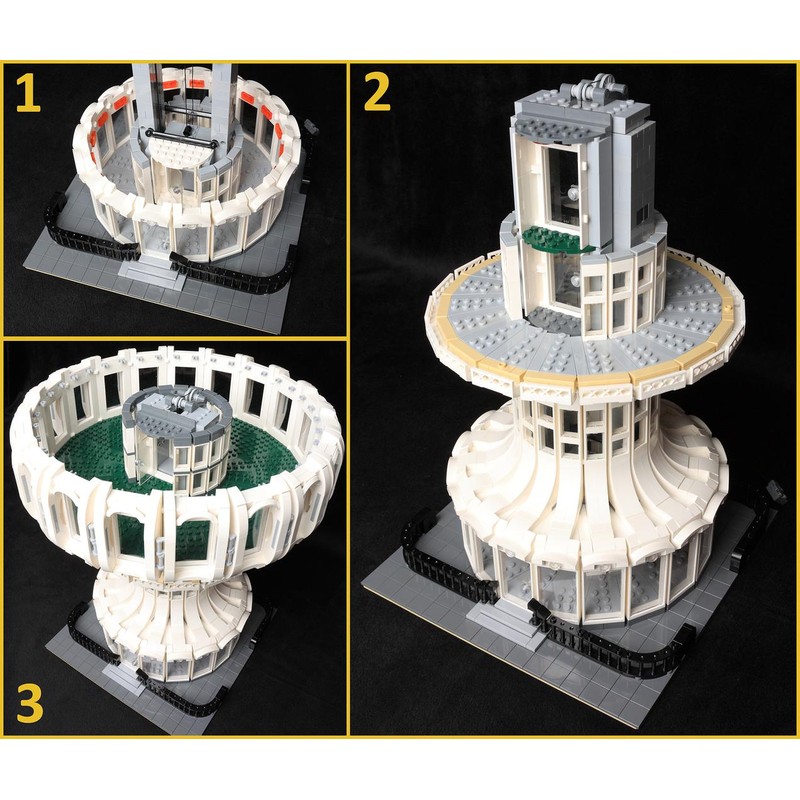 LEGO MOC Nuclear Building by sheo | Rebrickable - Build with LEGO