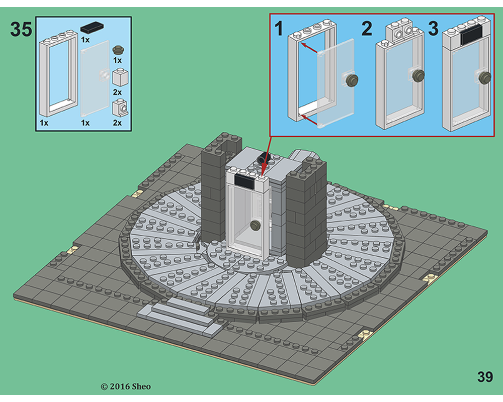 LEGO MOC Nuclear Building by sheo | Rebrickable - Build with LEGO